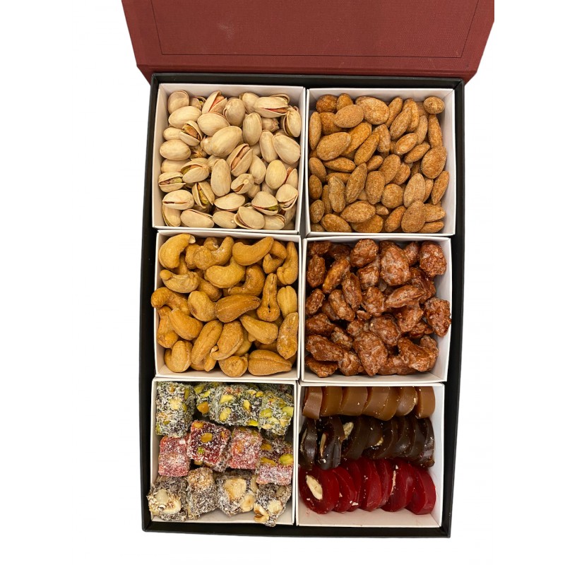 Platter traditional nuts variety 6 kinds